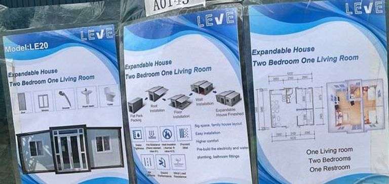 New 2024 LEVE LE20 Expandable House - Two Bedroom, Living Room ...