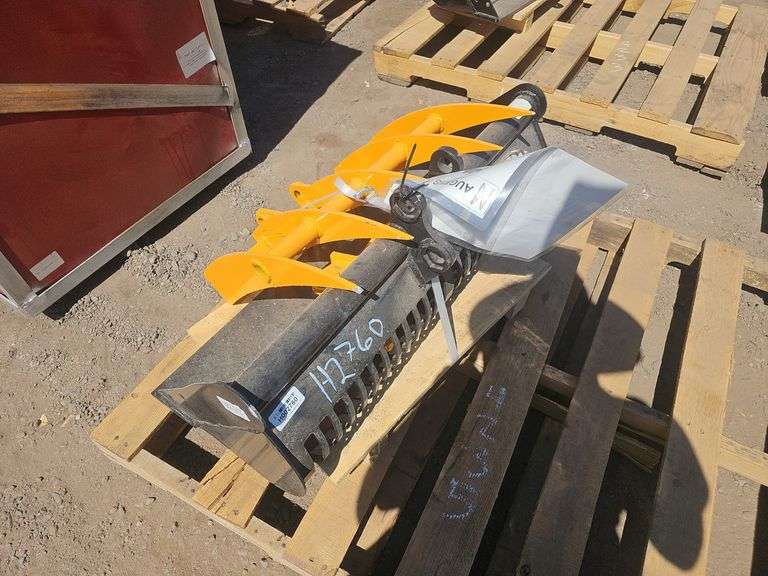 2024 MIVA Mini Excavator Augers - 3 Pc Set (Sand Bucket, Ripper, Rake ...