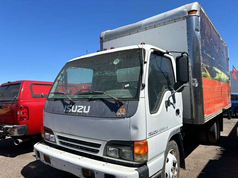 2002 Isuzu NPR-HD Box Truck - Sierra Auction Management Inc