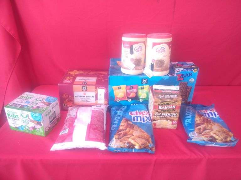 Assorted Household Items Chex Mix Idaho Mashed Potatoes Coffee Mate ...
