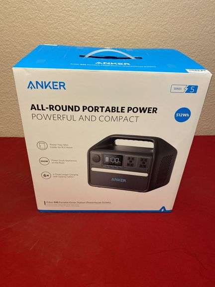 Anker 535 Portable Power Station, 512Wh Solar Generator (Solar Panel ...