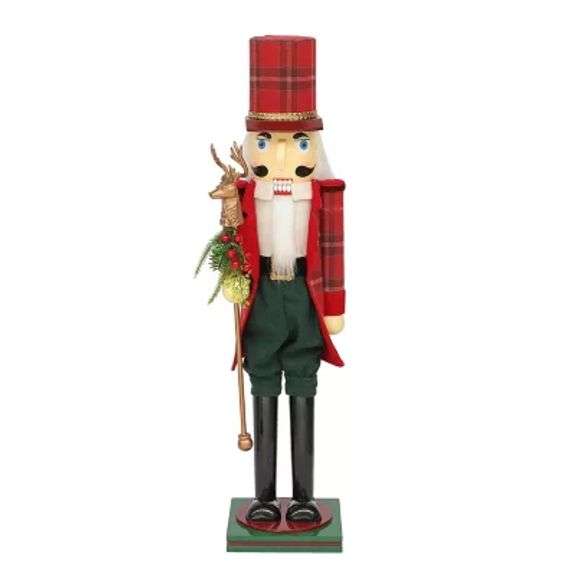 32 Inch Wooden Nutcracker - Sierra Auction Management Inc