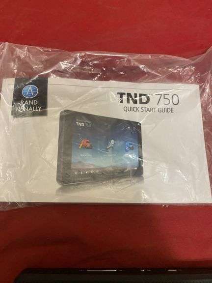 Rand McNally TND 750 - Sierra Auction Management Inc
