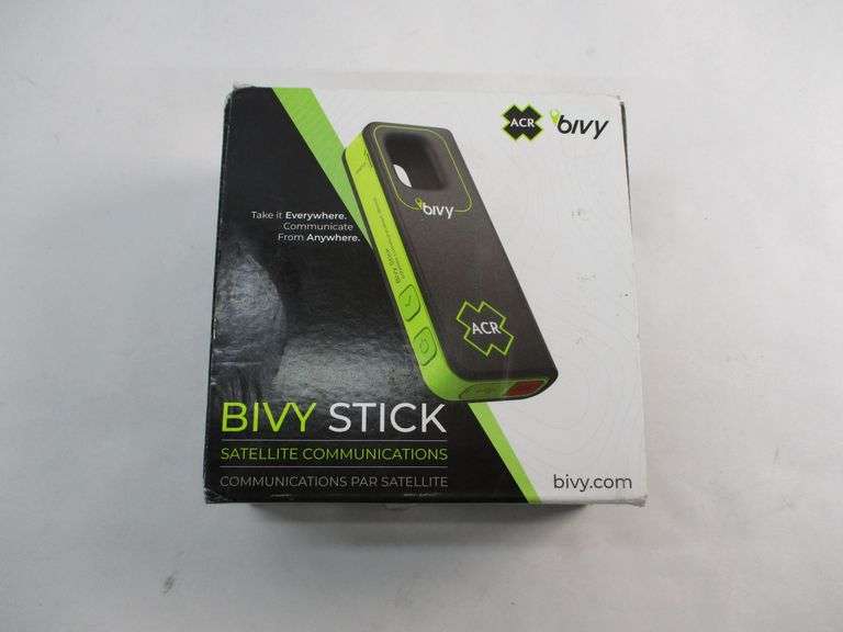 Bivy Stick Sattilite Communicaiton Device - Sierra Auction Management Inc