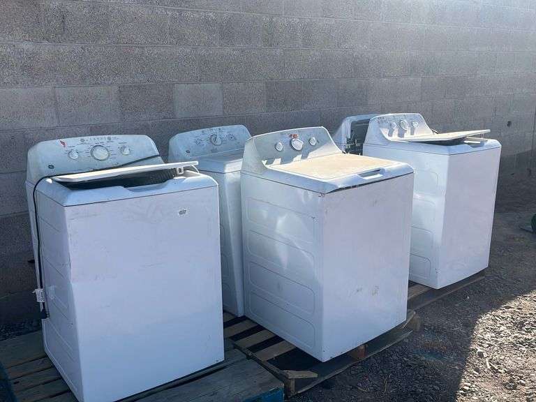 (5pcs) GE Top Load Washer Machines - Sierra Auction Management Inc