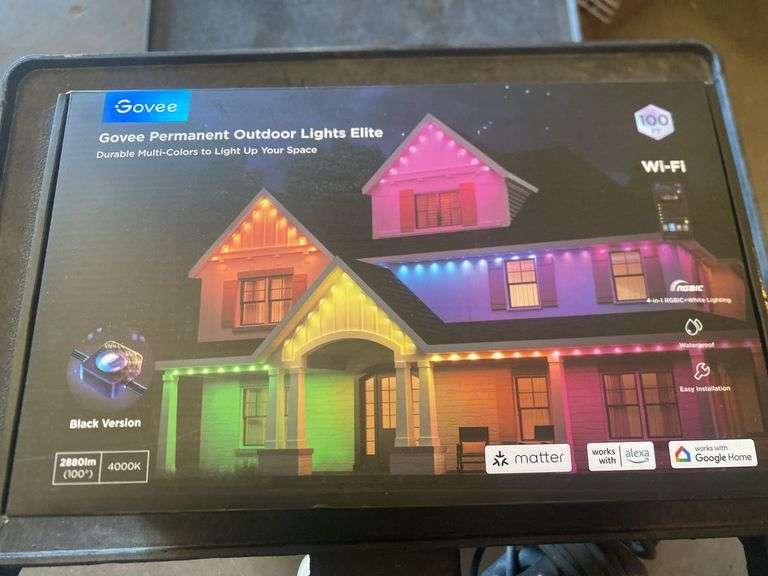 (1Qty) Govee Permanent Outdoor Light Elite - Sierra Auction Management Inc