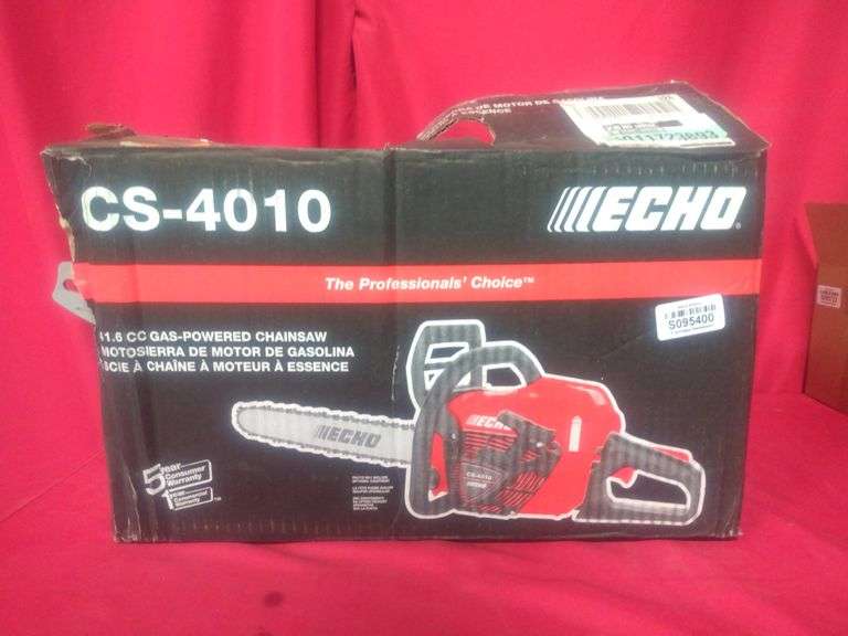 Echo 41.6 CC Gas Powered Chainsaw Model CS-4010 - Sierra Auction Management Inc