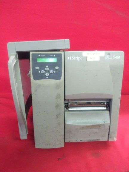 Zebra S4M Stripe Printer - Sierra Auction Management Inc