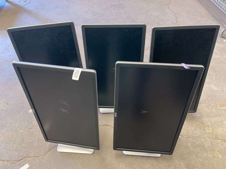 (5 Qty) Dell P2414hb LCD Monitors - Sierra Auction Management Inc