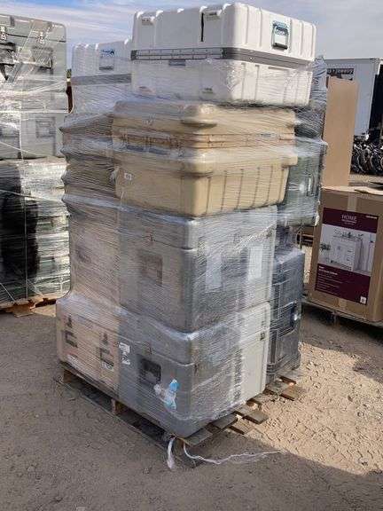 Approximately 13 military style hard plastic cargo containers. - Sierra ...