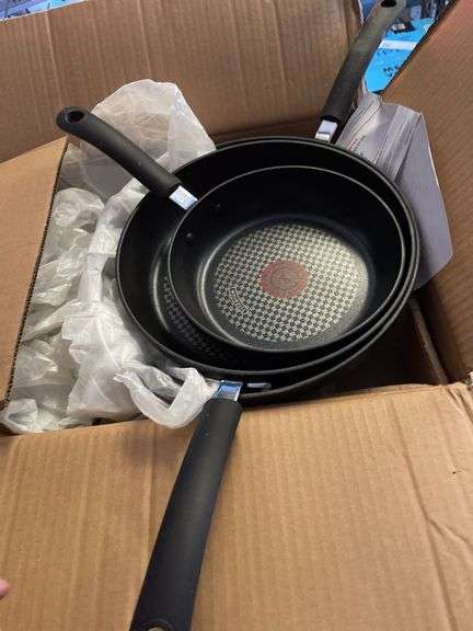 (1 Qty) T-Fal Titanium Pan Set - Sierra Auction Management Inc