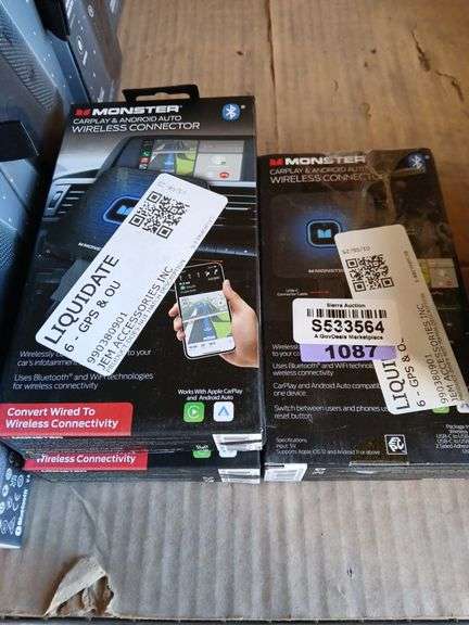 (3 Qty) Monster Carplay & Android Auto Wireless Connector - Sierra ...