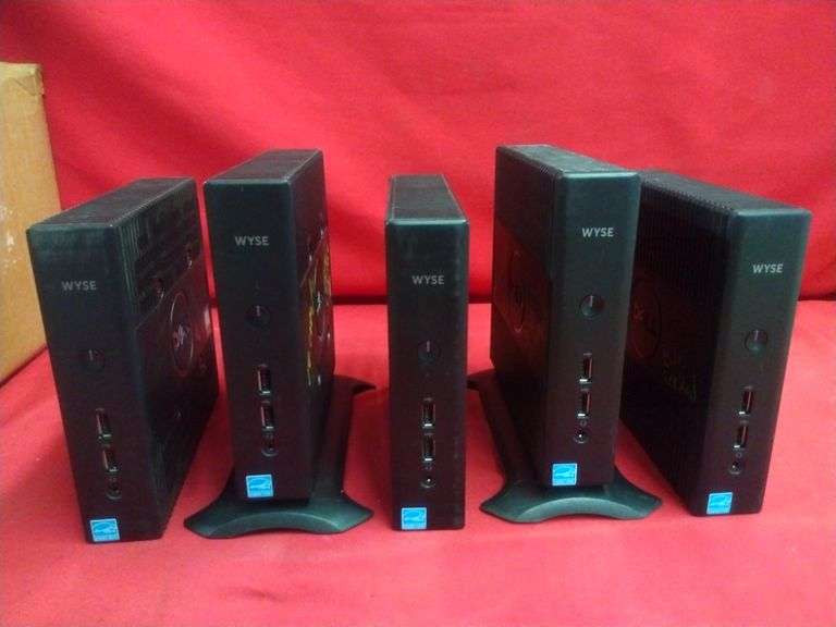 Box of (11pc) Mini Tower Dell Wyse Thin Client Model N07D - Sierra Auction Management Inc