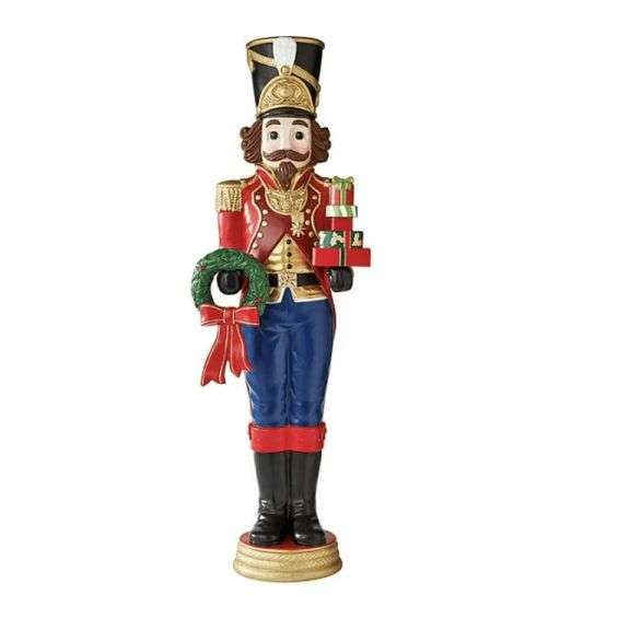 6 FT Tall Musical Grand Nutcracker (15 Warm White LED Lights) - Sierra ...