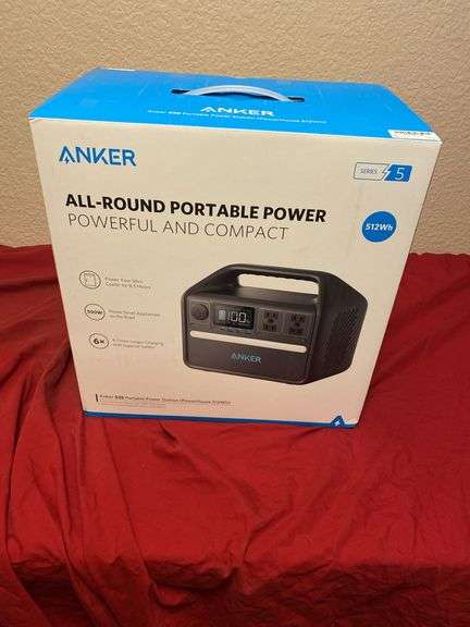 Anker 535 Portable Power Station, 512Wh Solar Generator (Solar Panel ...