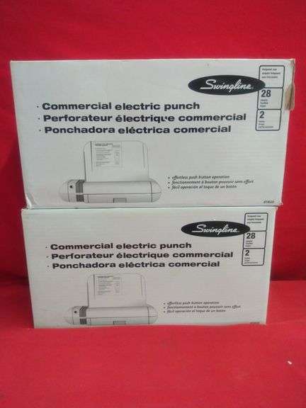 (2pc) Swinqline Commercial Electric Punch #74532 - Sierra Auction ...