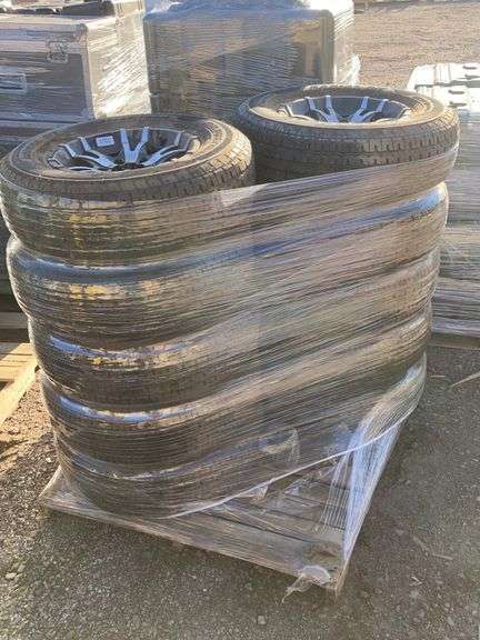 (10) Primo 6 Lug Trailer Rims for 15" Tires - Sierra Auction Management Inc