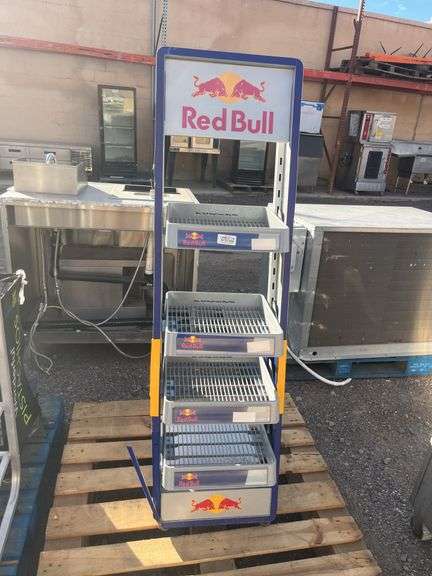 Red Bull Display Rack - Sierra Auction Management Inc