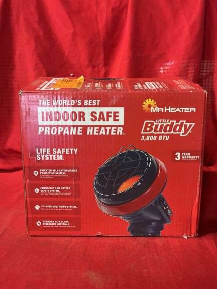 BRAND NEW Mr. Heater 3,800 BTU Little Buddy Radiant Propane Indoor ...