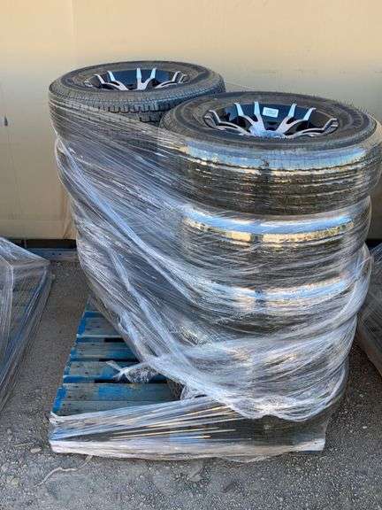(10) Primo 6 Lug Trailer Rims for 15" Tires - Sierra Auction Management Inc
