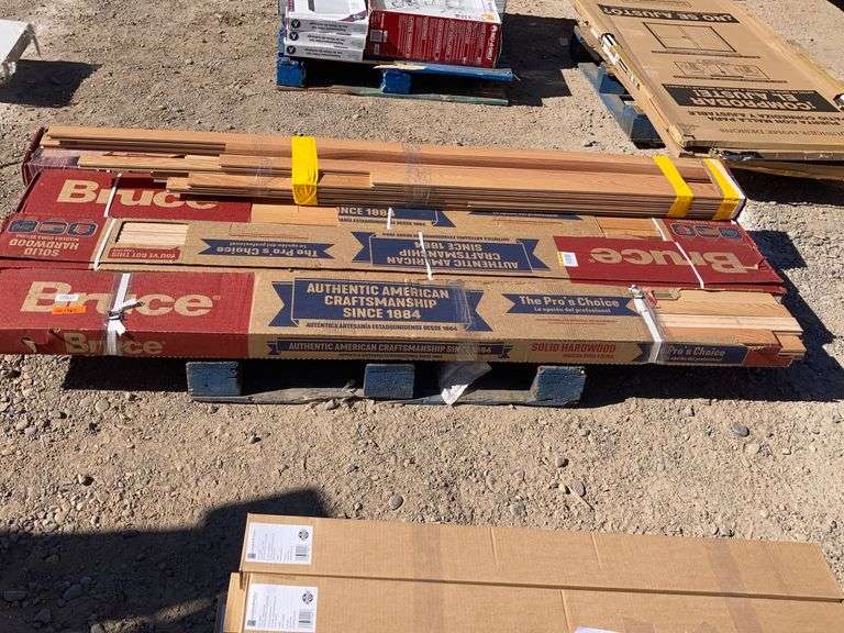 Large quantity of Bruce solid hardwood flooring. - Sierra Auction ...