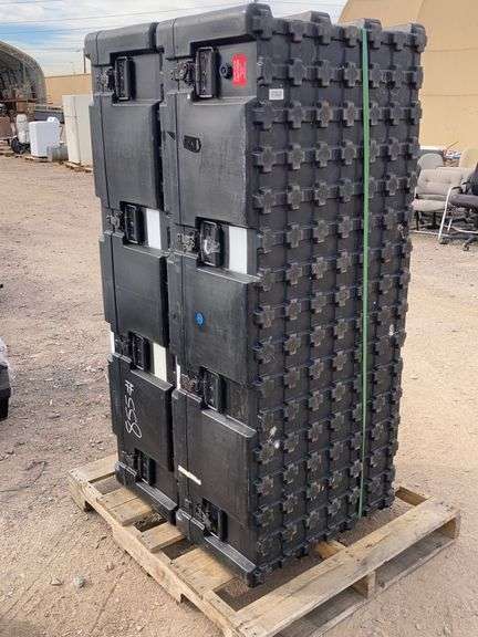 (2) Military style hard plastic cargo containers. - Sierra Auction ...