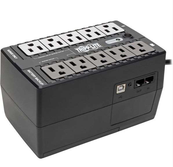 (3) (1) Tripp Lite 550VA UPS Battery Backup Surge Protector Efficient ...