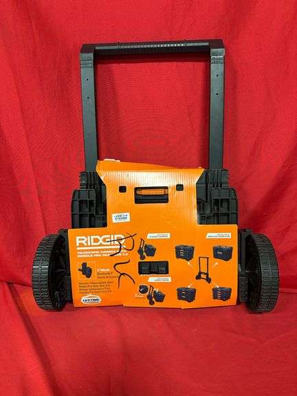 Ridgid Telescopic Handle with Wheels Pro Gear Gen 2.0 - Sierra Auction ...