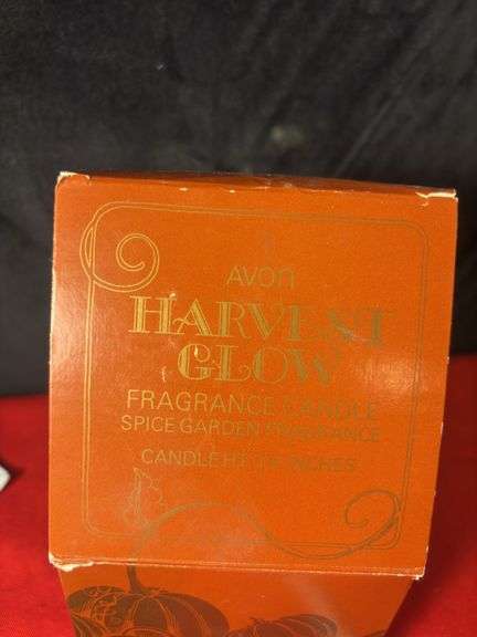 Avon Harvest Glow Fragrance Candle - Sierra Auction Management Inc