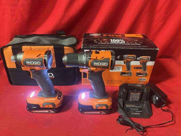 RIDGID 18V SubCompact Brushless 2-Tool Combo Kit with Drill/Driver ...