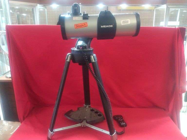 Meade Computer Control Telescope On Tripod With Meade Auto star Remote ...
