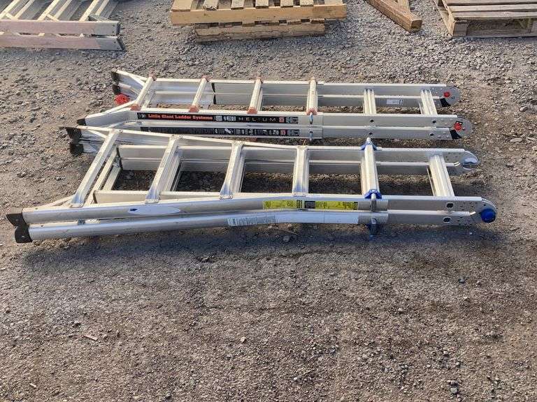 Two adjustable step ladders. - Sierra Auction Management Inc