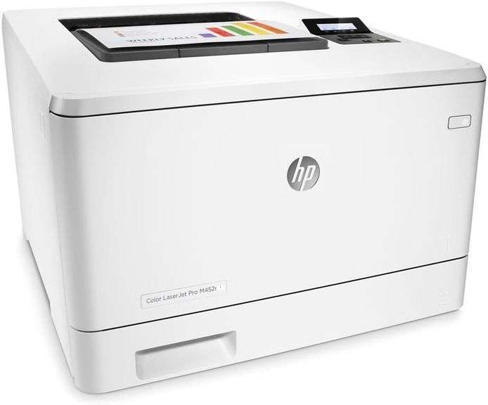 Hewlett Packard M452DN Color LaserJet Printer - Sierra Auction ...