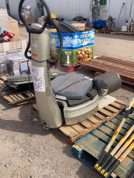 Power Plate Pro and Swiss Wing Leg Machine. - Sierra Auction Management Inc