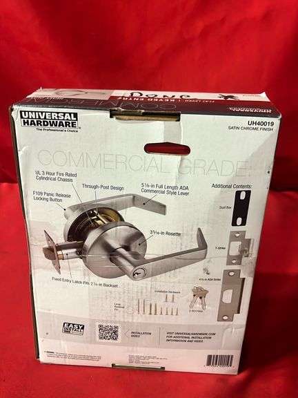 BRAND NEW Universal Hdw Heavy Duty Commercial Entry, Curved Lever ...