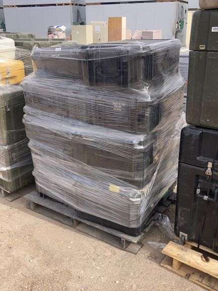 Approximately 10 military style hard plastic cargo containers. - Sierra ...