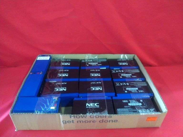 (14 PC ) Of NEC Batteries ALM 12V7 - Sierra Auction Management Inc