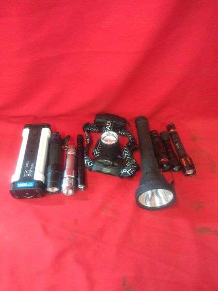 Box With Assorted Flashlights - Sierra Auction Management Inc