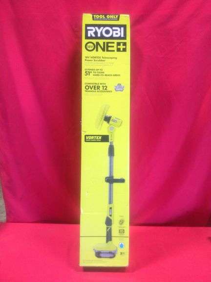 Ryobi 18V Vortex Telescoping Power Scrubber - Sierra Auction Management Inc
