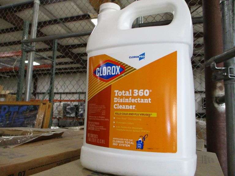 (P) With Approx. (60) Cases of CLOROX Total 360 Disinfectant Cleaner (4 ...