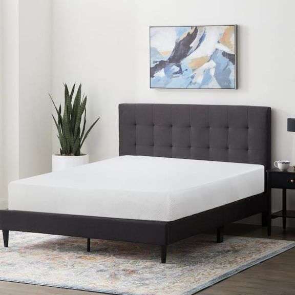 Full Gel Memory Foam Mattress Firm 10 in. Medium Bed-in-a-Box Mattress ...