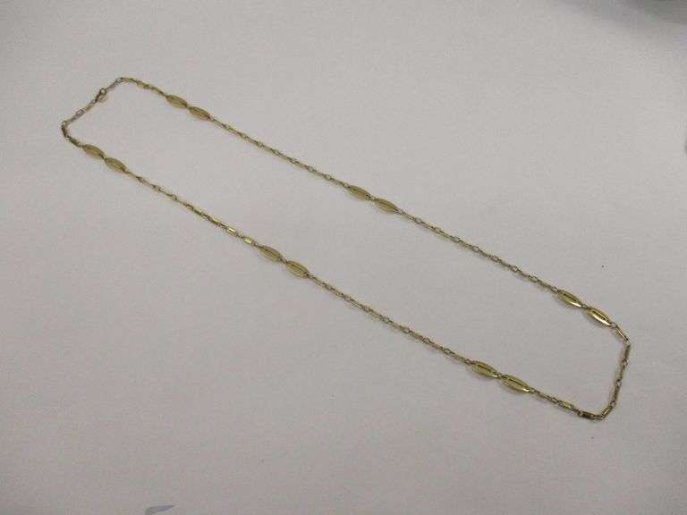 18k YG Chain 32" 38.3g - Sierra Auction Management Inc