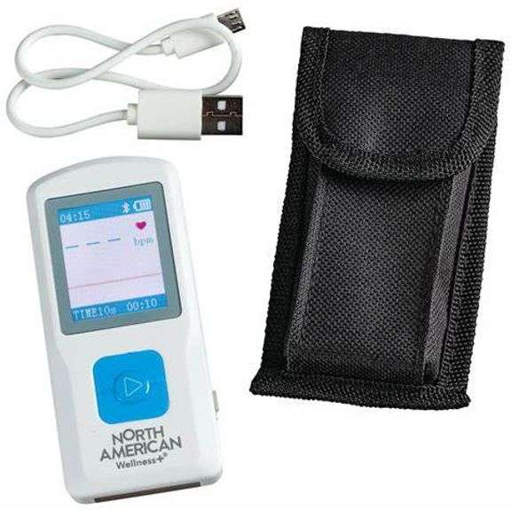 (3) North American Wellness+ Rechargeable Portable ECG/EKG Meter ...
