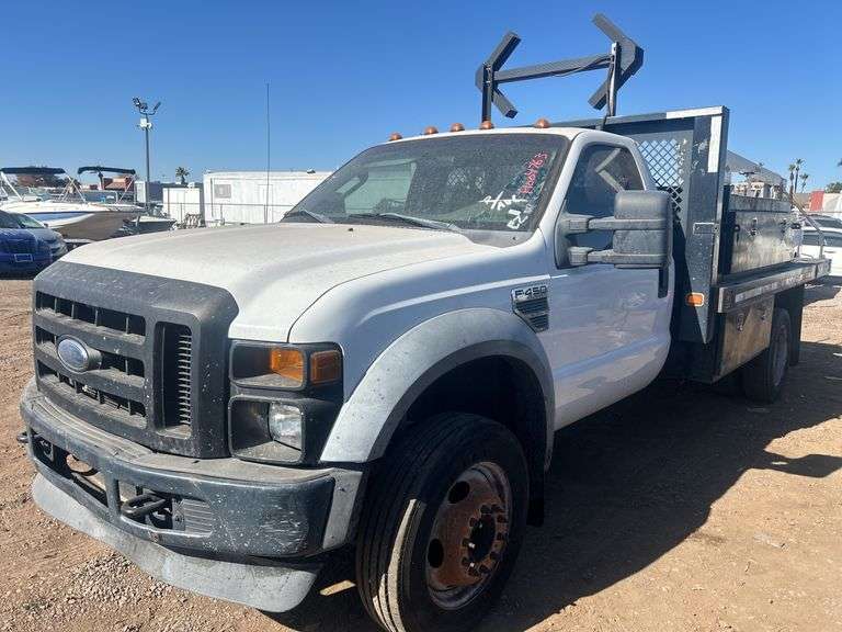 2008 Ford F450 Super Duty Utility Truck - Sierra Auction Management Inc