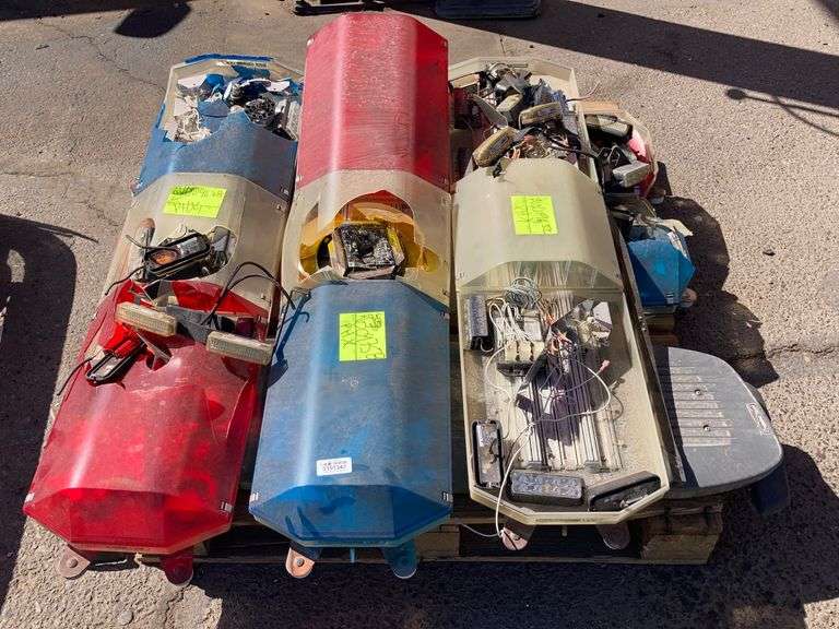 Approximately six sets of emergency vehicle lights. (Damage) - Sierra ...