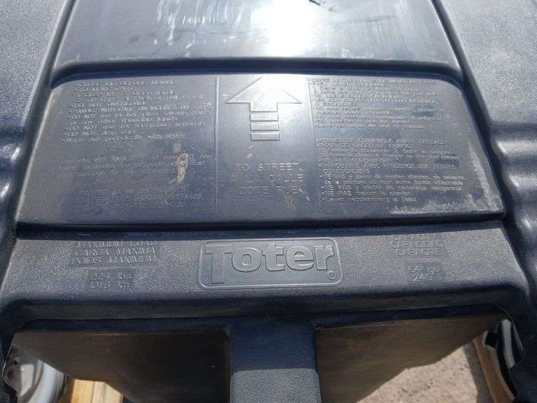 Toter Trash Can - Sierra Auction Management Inc