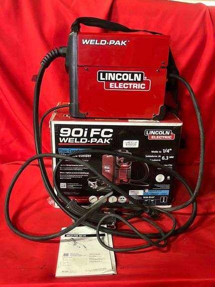 Lincoln Electric 90i FC Flux Core Wire Feed Weld-PAK Welder, 120V ...
