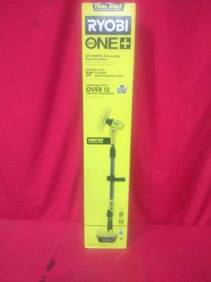 Ryobi 18V Vortex Telescoping Power Scrubber - Sierra Auction Management Inc