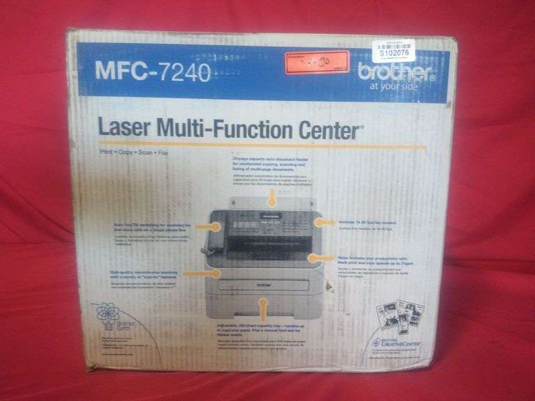 Brother MFC-7240 Laser Multi- Function Center Print Copy Scan Fax ...