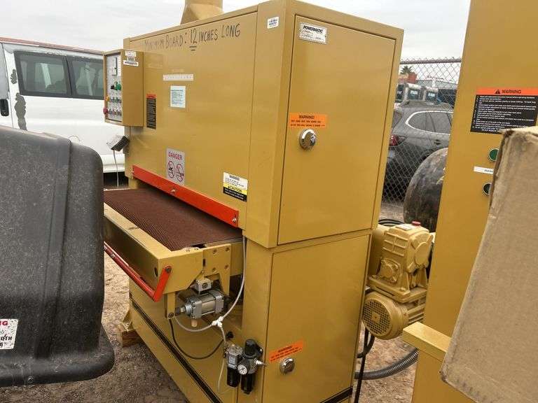Powermatic MP-37 Wide Belt Sander Other - Sierra Auction Management Inc